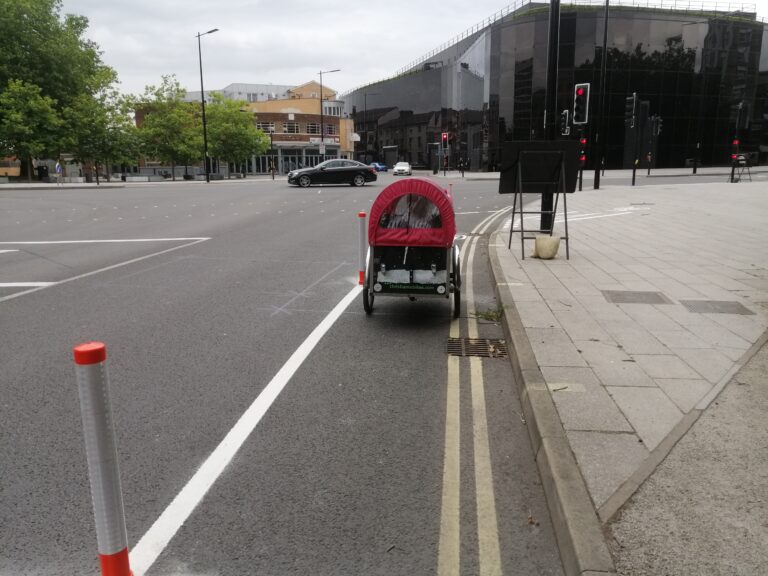 Cycle Lane Wands now installed on Princes Street and Portman Road ...